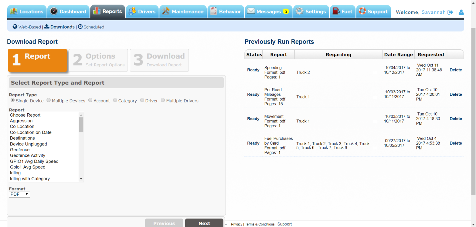 Downloading Reports – User Resource Guide